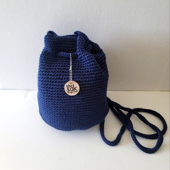 The Sak | Bags | The Sak Mini Crochet Backpack Navy Blue Euc | Poshmark